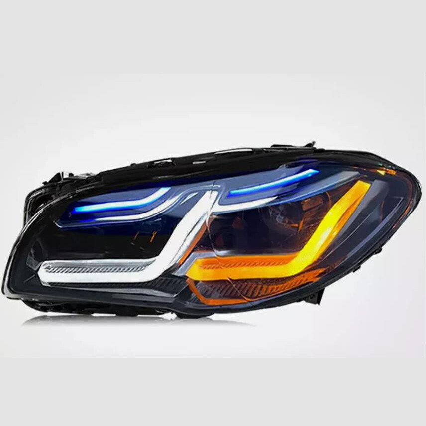 LED Headlights Assembly Upgrade For 2010-17 BMW 5 Series F10 F11 Xenon ...