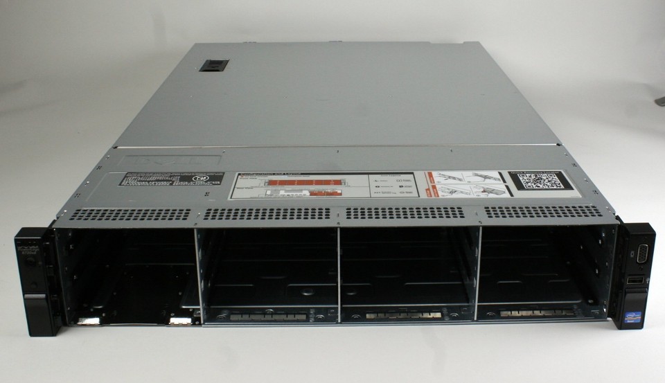 New Dell PowerEdge R720xd LFF 3.5" x12 chassis w/ backplane cables fans ...