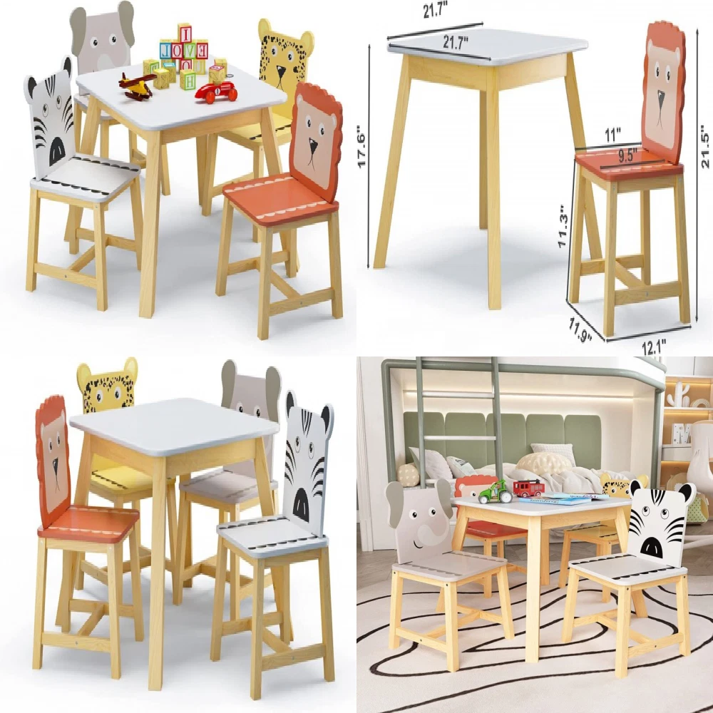Cartoon Table And Chairs