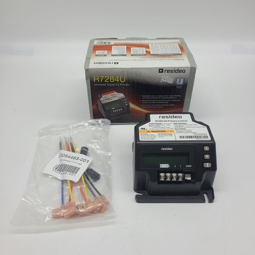 Honeywell R7284U1004 Oil Primary Control Junction Box - Black for sale ...