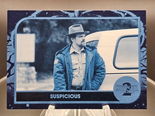 2019 Topps Stranger Things 2 #ST-10 Suspicious UPSIDE DOWN #'d /99 | eBay