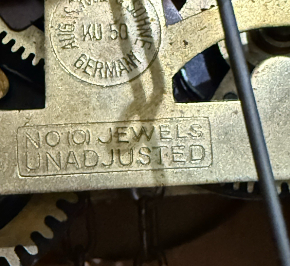 Vintage Large Schatz & Sohne KU50 Germany Cuckoo Clock w/Cones & Stag ...