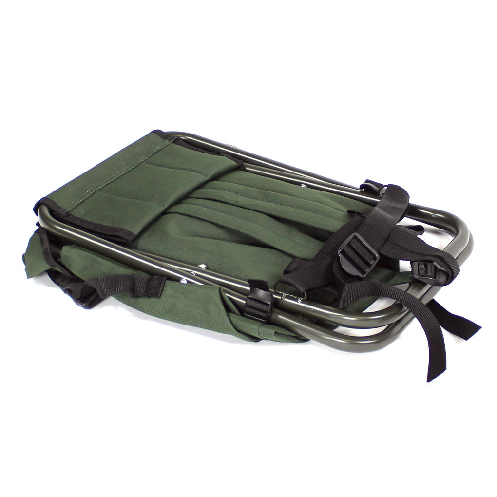 Abode® Camping Hiking Travel Rucksack Festival Stool Seat Back Pack Bag ...