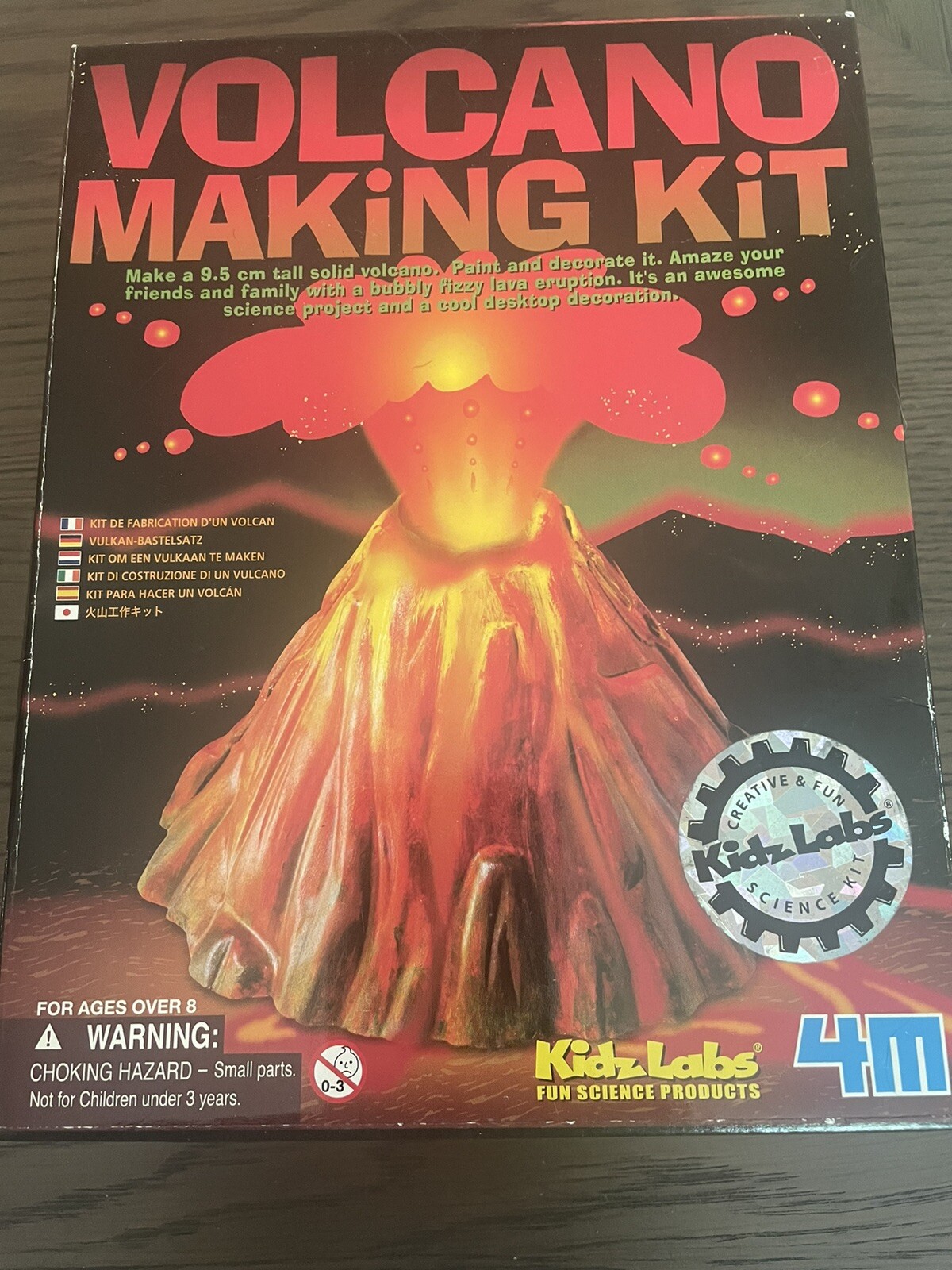 Volcano Making Kit Kidz Labs 4M 3230 Education Science Lava Eruption ...