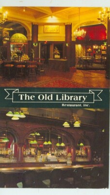 OLEAN, NEW YORK-THE OLD LIBRARY RESTAURANT-POSTED-(NY-O*) | eBay