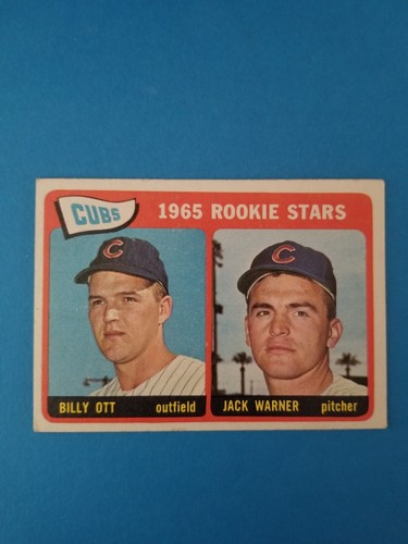 1965 TOPPS #354 Cubs Rookie Stars Billy Ott and Jack Warner EXC | eBay