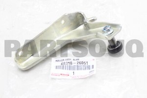 6831026051 Genuine Toyota ROLLER ASSY, SLIDE DOOR, UPPER RH 68310-26051 ...
