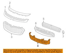 Chevrolet GM OEM 16-17 SS Front Bumper Grille-lower Grille 92286398 for ...