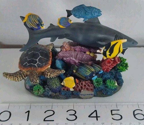 Wyland Dakin Artist Collection Beautiful Reefs Shark Reef Figurine Sea ...