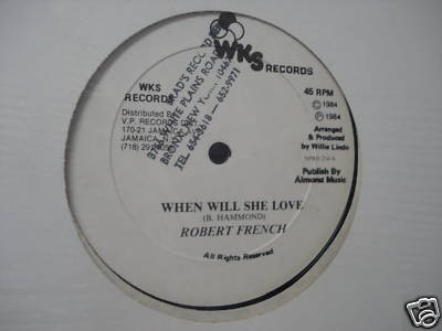 Robert Ffrench Jamaica 12" When Will She Love WKS Records VG+ Used | eBay
