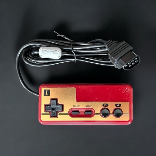 Nintendo NES Controller w/ Authentic Famicom Shell Custom Retro Family ...