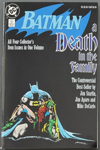 Batman a Death in the Family 1989 Very Fine DC Trade Paperback Second ...