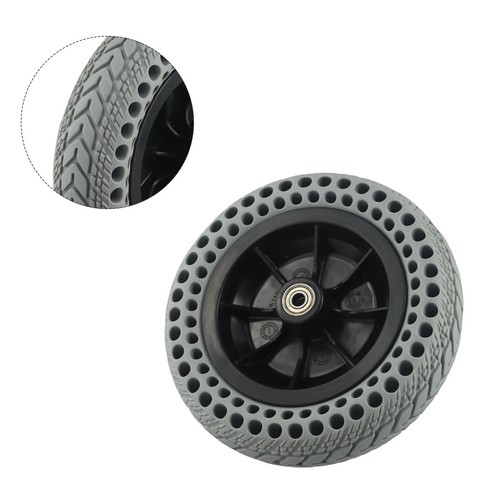 Improved Grip 8 inch 200x50 Solid Rubber Wheels for Electric Mobility ...