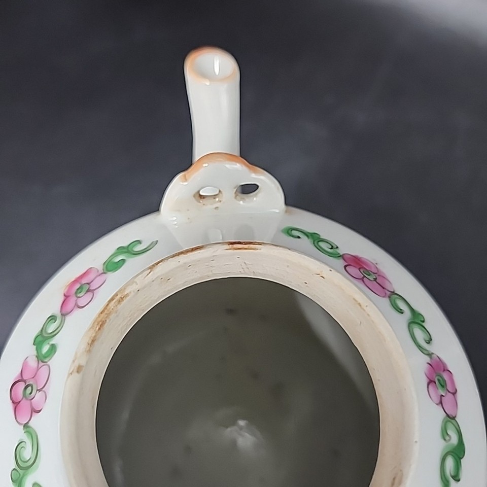Later 19th Century Chinese Export Porcelain Famille Rose Tea Pot 5" | eBay