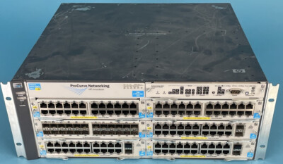 HP E5406ZL J8697A PROCURVE SWITCH CHASSIS: 3xj9536a, 2xj9534a |010 ...