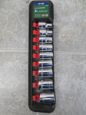 Masterforce 1/2" Drive 9 Pc Socket Set 237-7570 | eBay