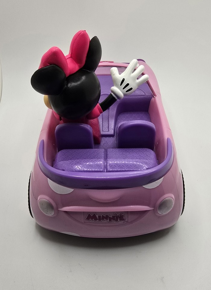 Disney Junior Minnie Mouse RC Roadster Car Toy w/ Remote Jada WORKS | eBay