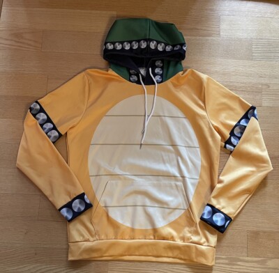 The super Mario Bro Bowser Hoodie Teens pullover coat Jacket sweatshirt ...