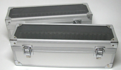 Aluminum Storage Display Box Case 20 PCGS NGC ANACS Coin Slabs Holders ...