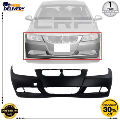 Front Bumper Cover Primed For 2006-2008 BMW 3-SERIES BM1000180 ...