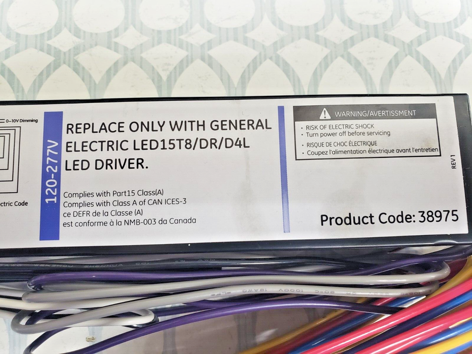GE LED15T8/DR/D4L 120/277V 60W LED DRIVER | eBay