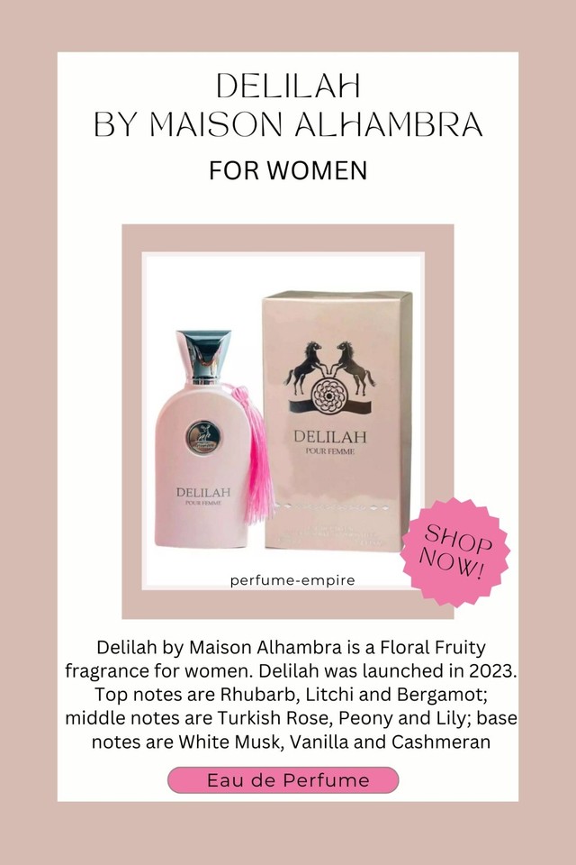 Delilah by Maison Alhambra perfume for women EDP 3.3 / 3.4 oz New in ...