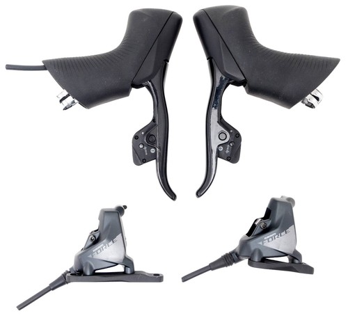 SRAM Force eTap AXS HRD Flat Mount Shifter Brake System PAIR Hydraulic ...