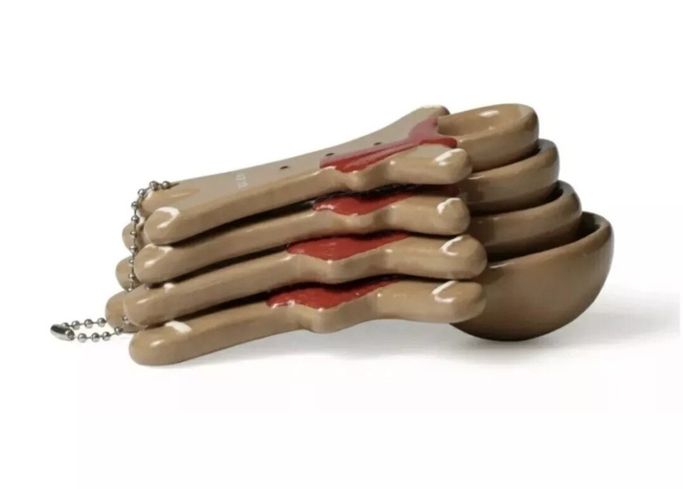 Target Ceramic Gingerbread Man Measuring Spoons Bullseye Christmas 2024 ...