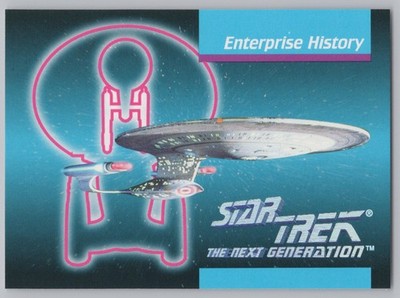 1992 Impel Star Trek The Next Generation: 044 Enterprise History | eBay