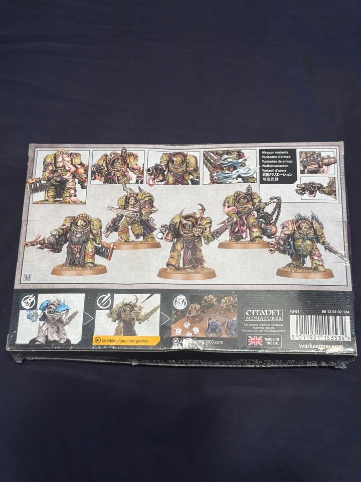 Warhammer 40k - Death Guard - Blightlord Terminators Box - NEW | eBay