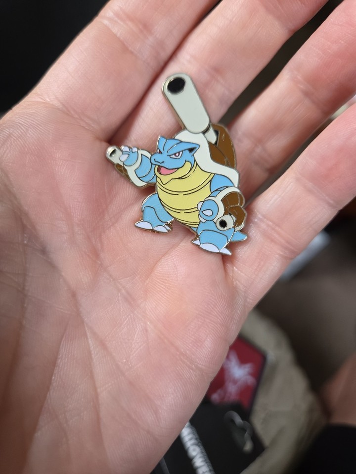 Official Pokemon MEGA BLASTOISE Card Pack Trading Lapel Pin | eBay