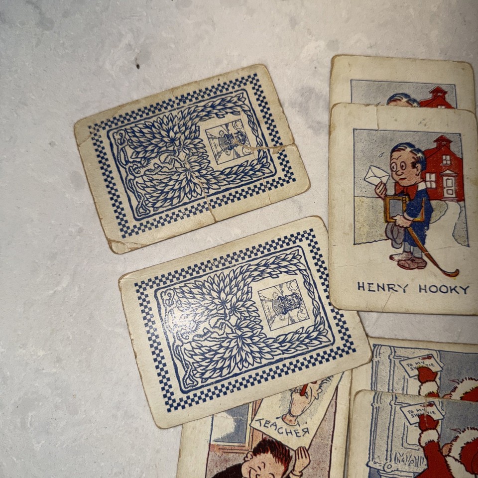 OLD MAID ANTIQUE PLAYING CARDS 15 PAIRS No box #43 YLDR Saint Louis ...