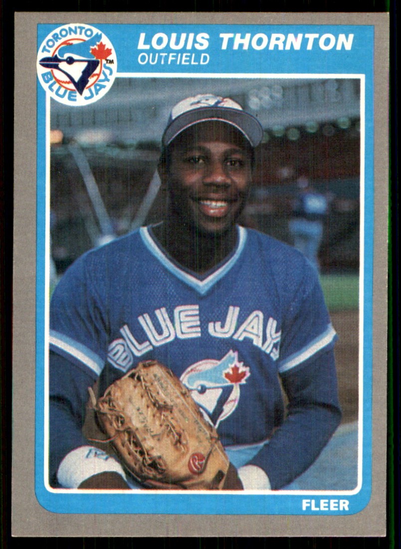 1985 Fleer Update - Lou Thornton #U-121 (RC) for sale online | eBay