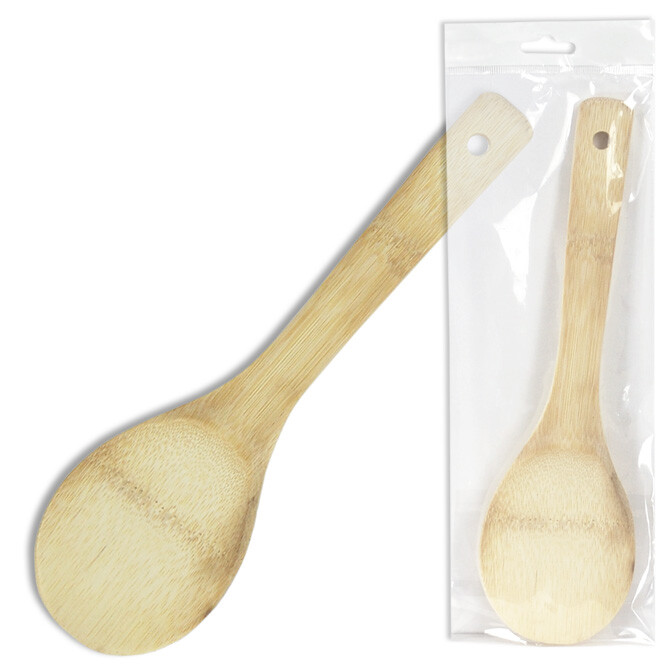 SET of 2 Japanese Rice Paddle Shamoji Sushi Making Turner 9"L Natural ...