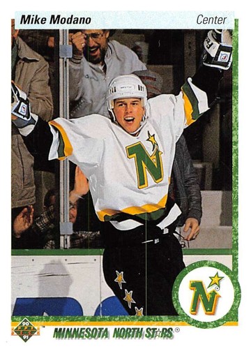 1990-91 Upper Deck #46 Mike Modano RC Rookie Minnesota North Stars ...