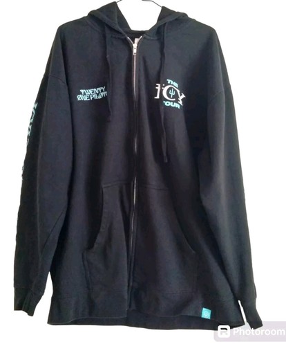 Twenty One Pilots full zip 2XL Hoodie Sweatshirt Black 2022 The Icy ...