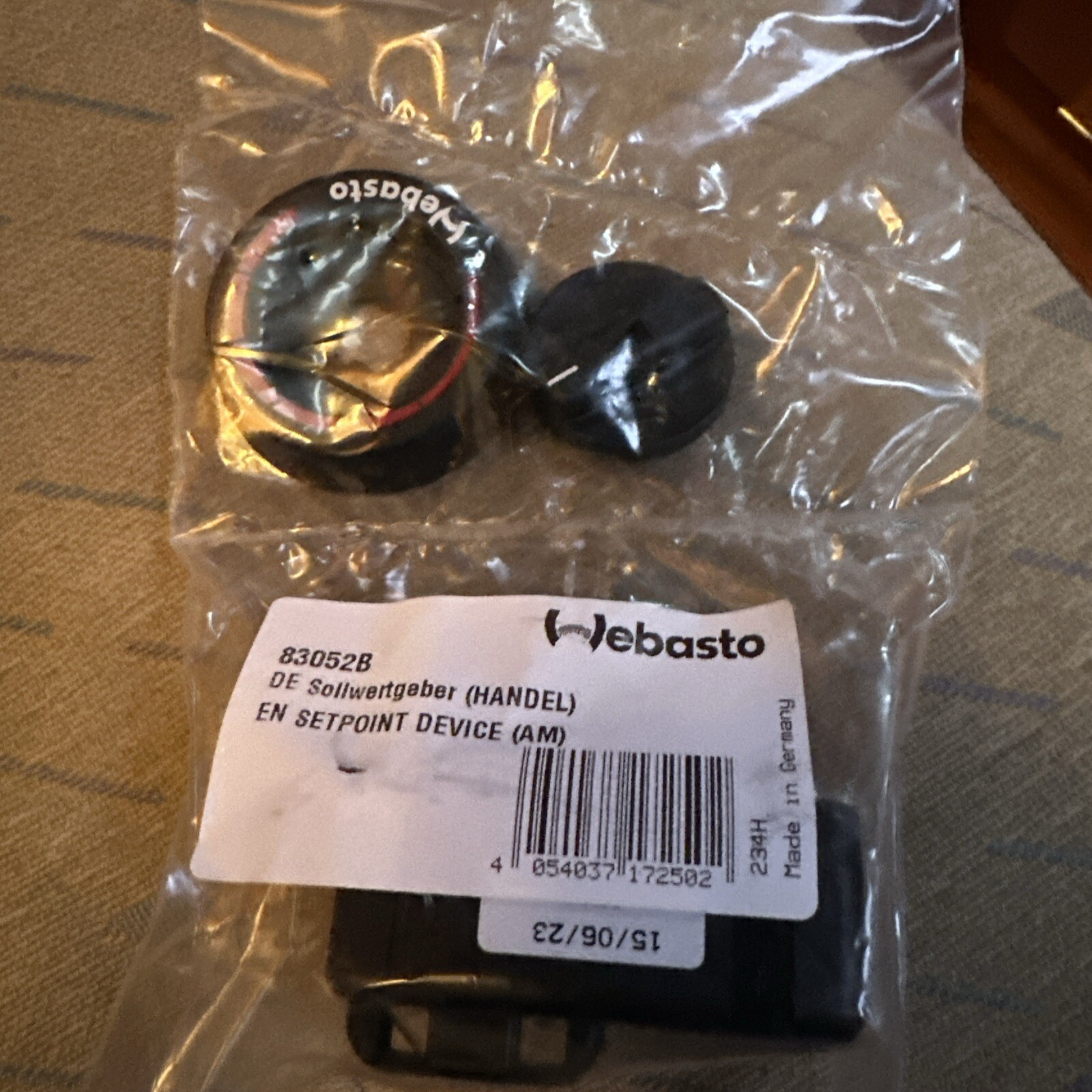 Webasto 12V/24V Air Top Heater Rotary Rheostat Controller for sale ...