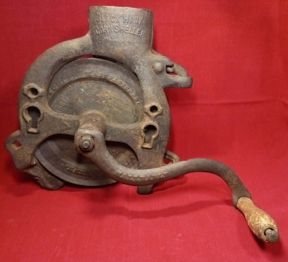 Antique Cast Iron Black Hawk Corn Sheller A.H. Patch Clarksville TN | eBay