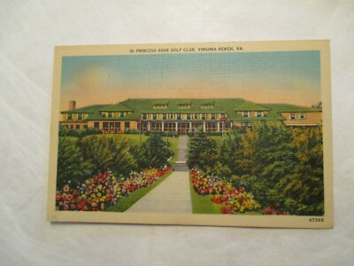 Virginia Postcard Princess Anne Golf Club Virginia Beach VA | eBay