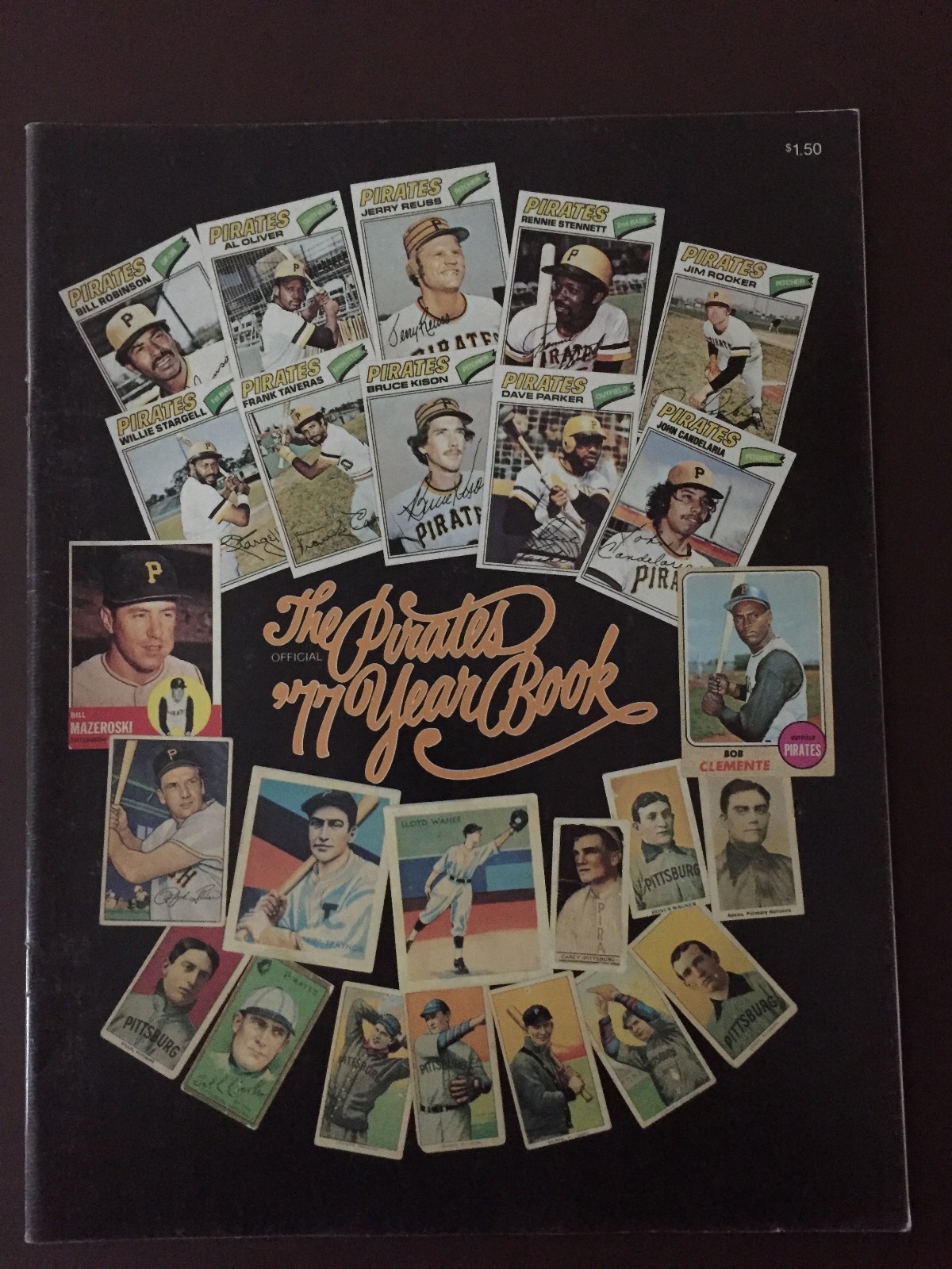 1977 Pittsburgh Pirates Official Baseball Yearbook Three Rivers Stadium ...