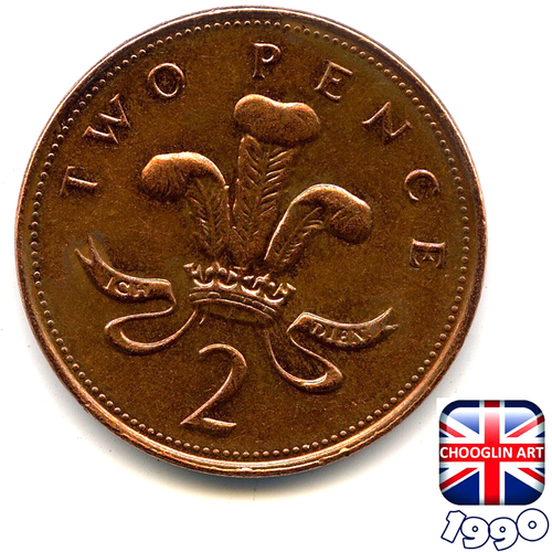 A BRITISH 1990 ELIZABETH II TWO PENCE 2p coin, 36 Years Old! | eBay UK
