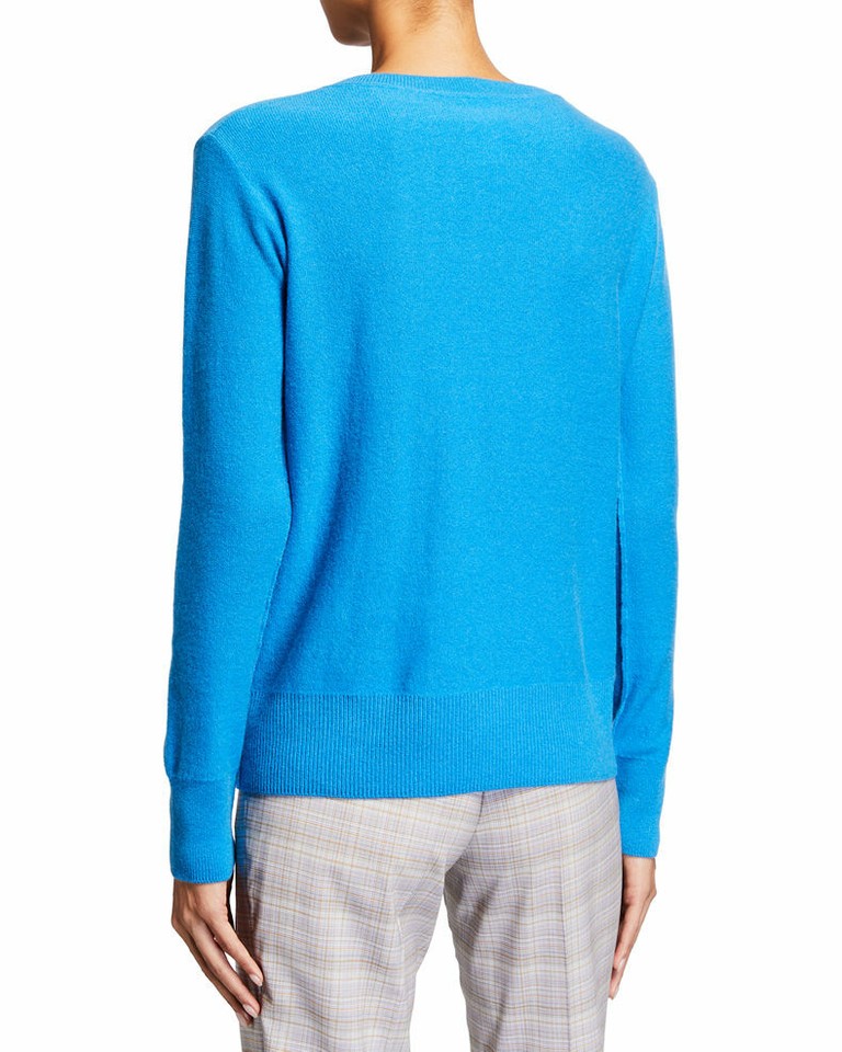 Women's Neiman Marcus New Size XL Atlantis Blue Cashmere Sweater | eBay