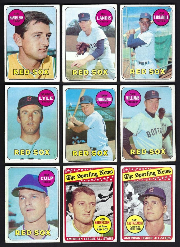 1969 Topps Boston Red Sox Team Set VGEX (26) | eBay