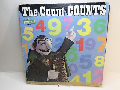 Sesame Street: The Count Counts LP (1975) CTW 22069, 1st Edition. G/G ...