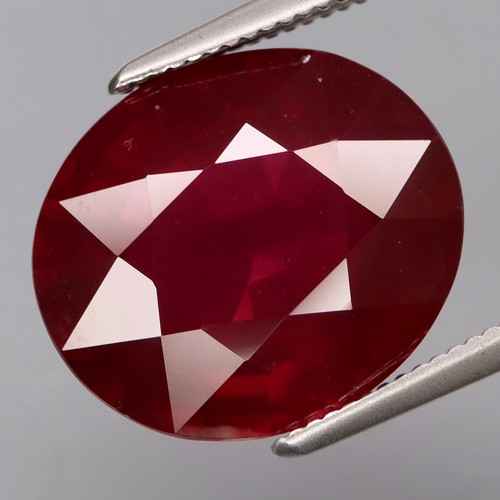 9.18Ct.Best Color! Natural BIG Raspberry Red Rhodolite Garnet Gemstone ...