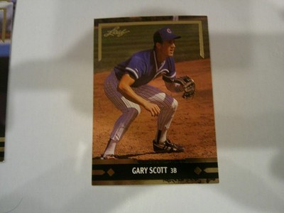 1991 Leaf Gary Scott #BC4 Gold RookiesSEE PICTURES BLACK ON GOLD | eBay