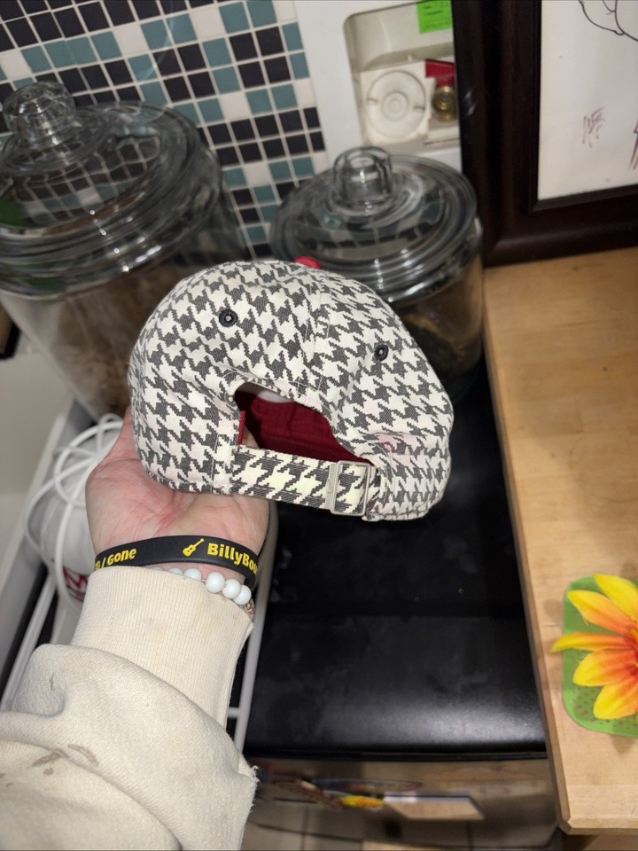 NCAA Alabama Crimson Tide Houndstooth Nike Cap Hat One Size Adjustable ...