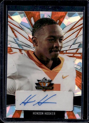 2022 Leaf Valiant Hendon Hooker Portrait Auto Orange Crystal RC #1/20 ...