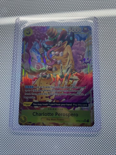 Charlotte Perospero Alt Art OP03-113 SR PRB-01 -English!-NM-One Piece ...
