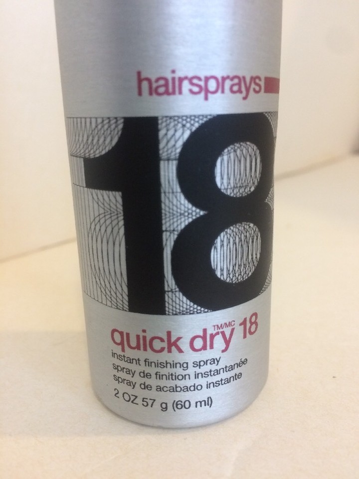 REDKEN QUICK DRY 18 INSTANT FINISHING HAIR SPRAYS 2 Oz Hairspray Travel ...